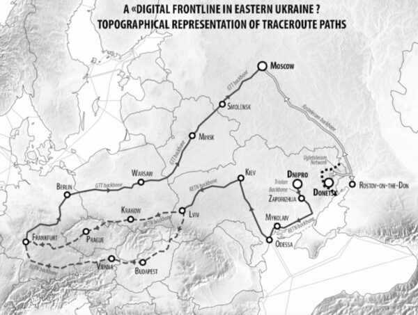 Mapping the routes of the Internet for geopolitics: The case of Eastern ...
